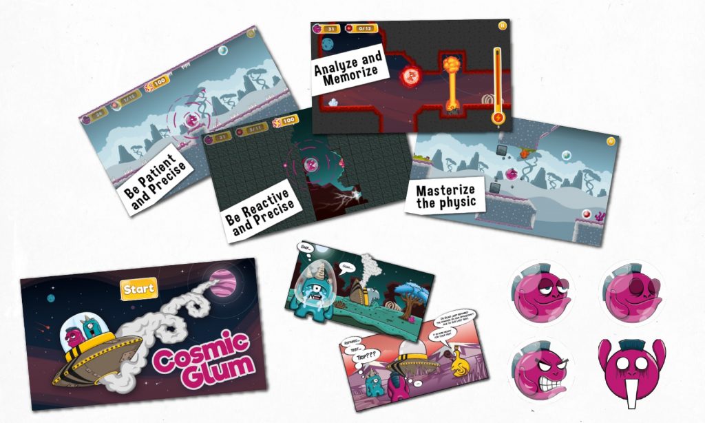 Cosmic Glum - APP, Game design, UI, UX, Illustration, Storyboard ...